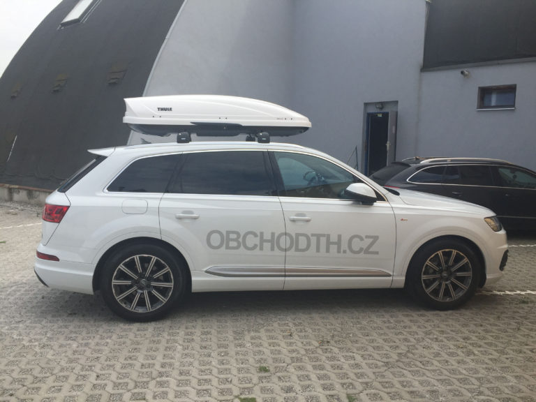Montáž na Audi Q7 – Thule Edge 9596 + Motion 800 White – Vachta-Kašpar ...